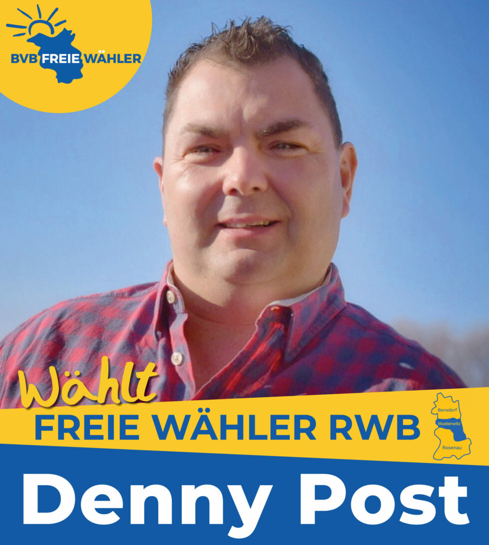 BVB / FREIE WÄHLER: Denny Post gewinnt Bürgermeisterwahl in Rosenau ...